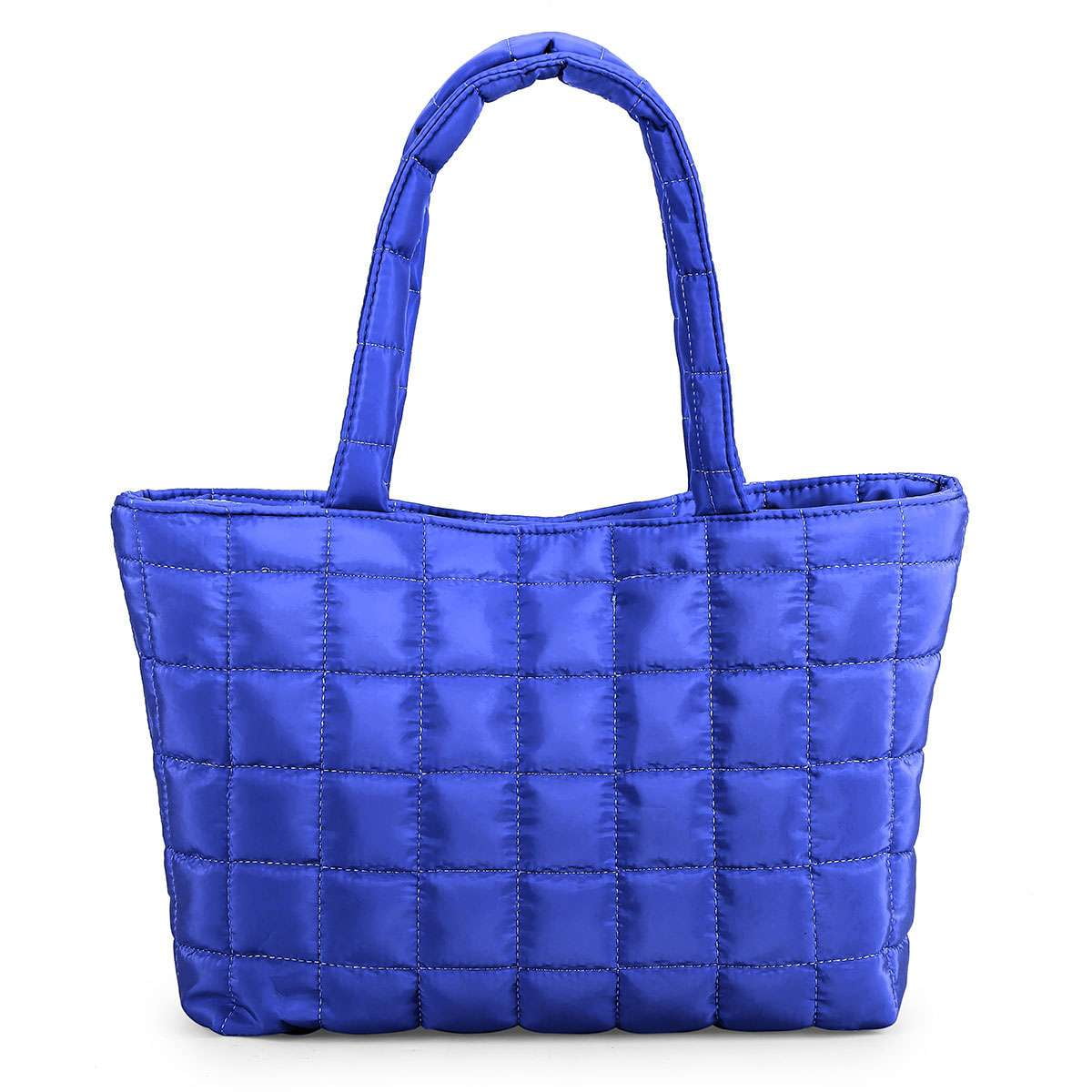 BadPiggies Women Quilted Tote Bag Puffer Padded Shoulder Bag Large Hobo ...