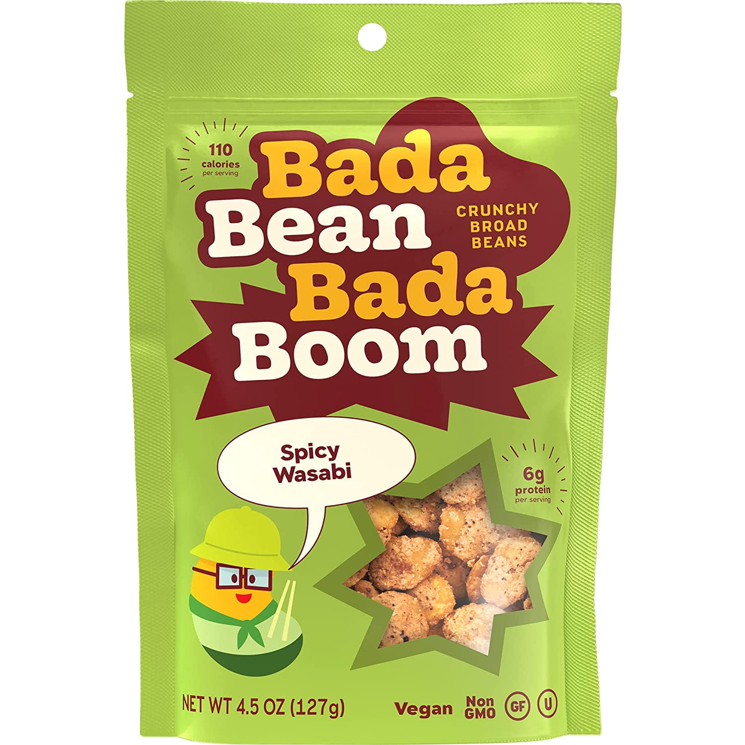 Bada Bean Bada Boom - Plant-Based Protein, Gluten Free, Vegan, Crunchy ...