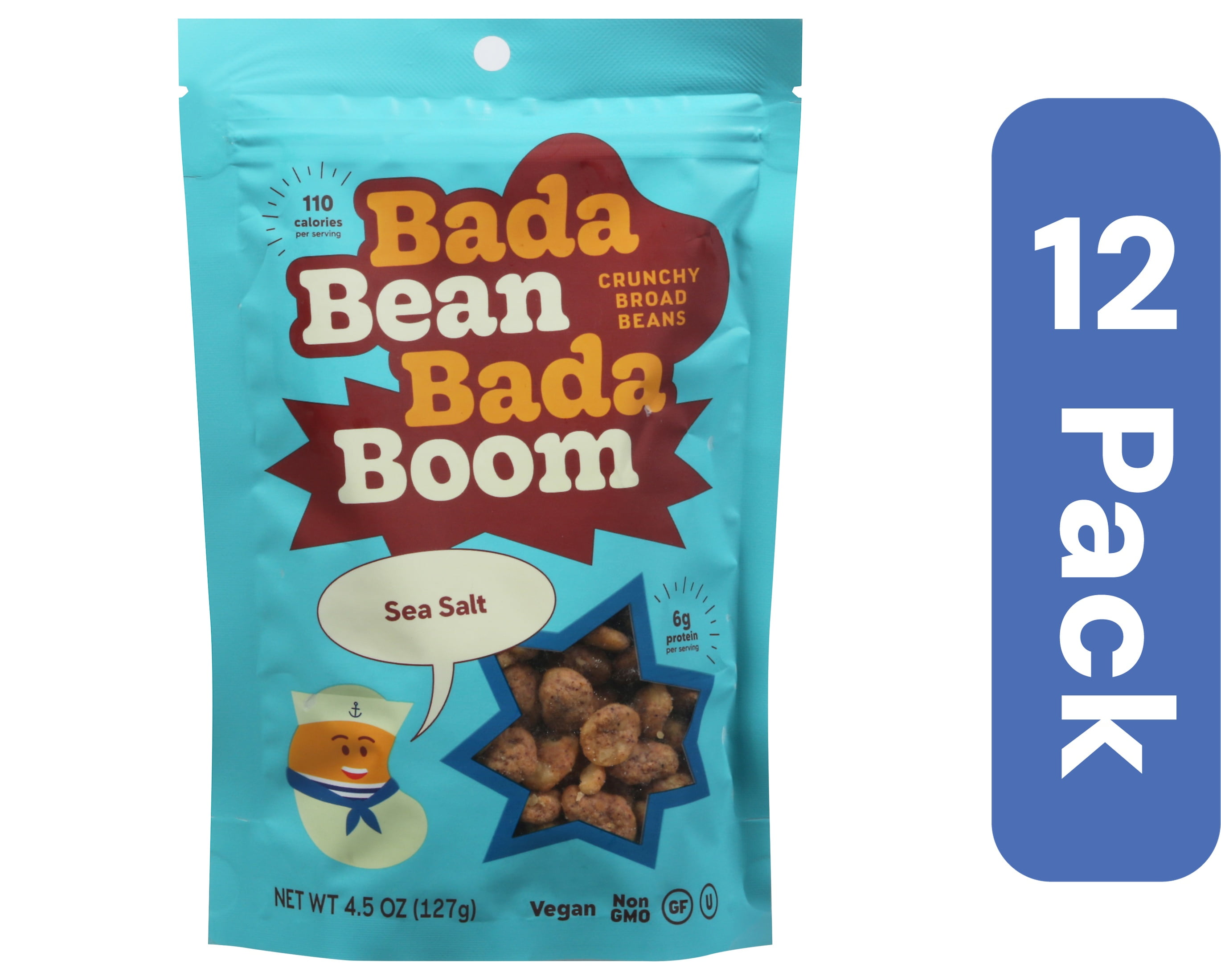 Bada Bean Bada Boom Sea Salt Crisps 4.5 oz (Pack of 12) - Walmart.com
