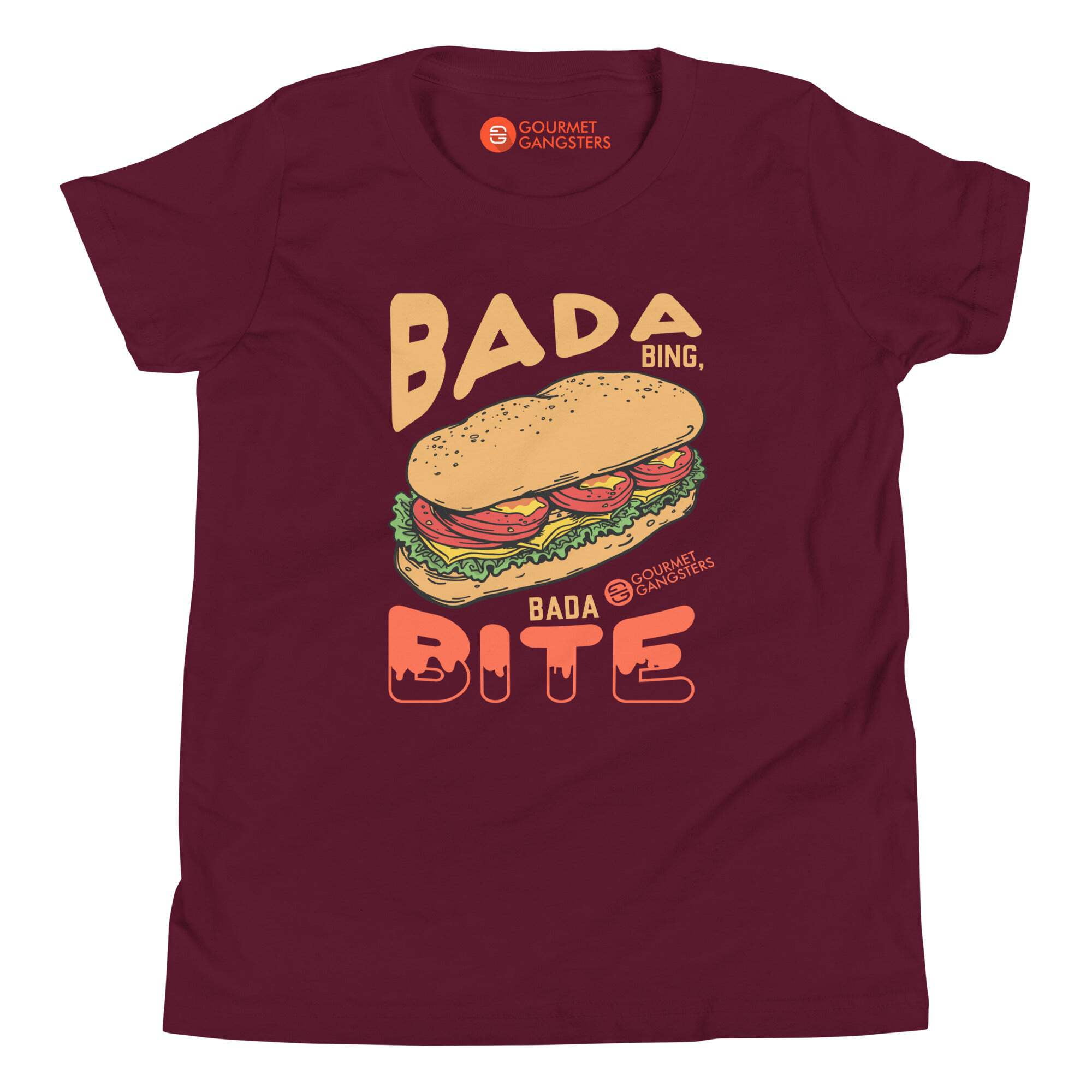 Bada Bing Bada Bite - New York Italian Pride Youth T-Shirt - Walmart.com
