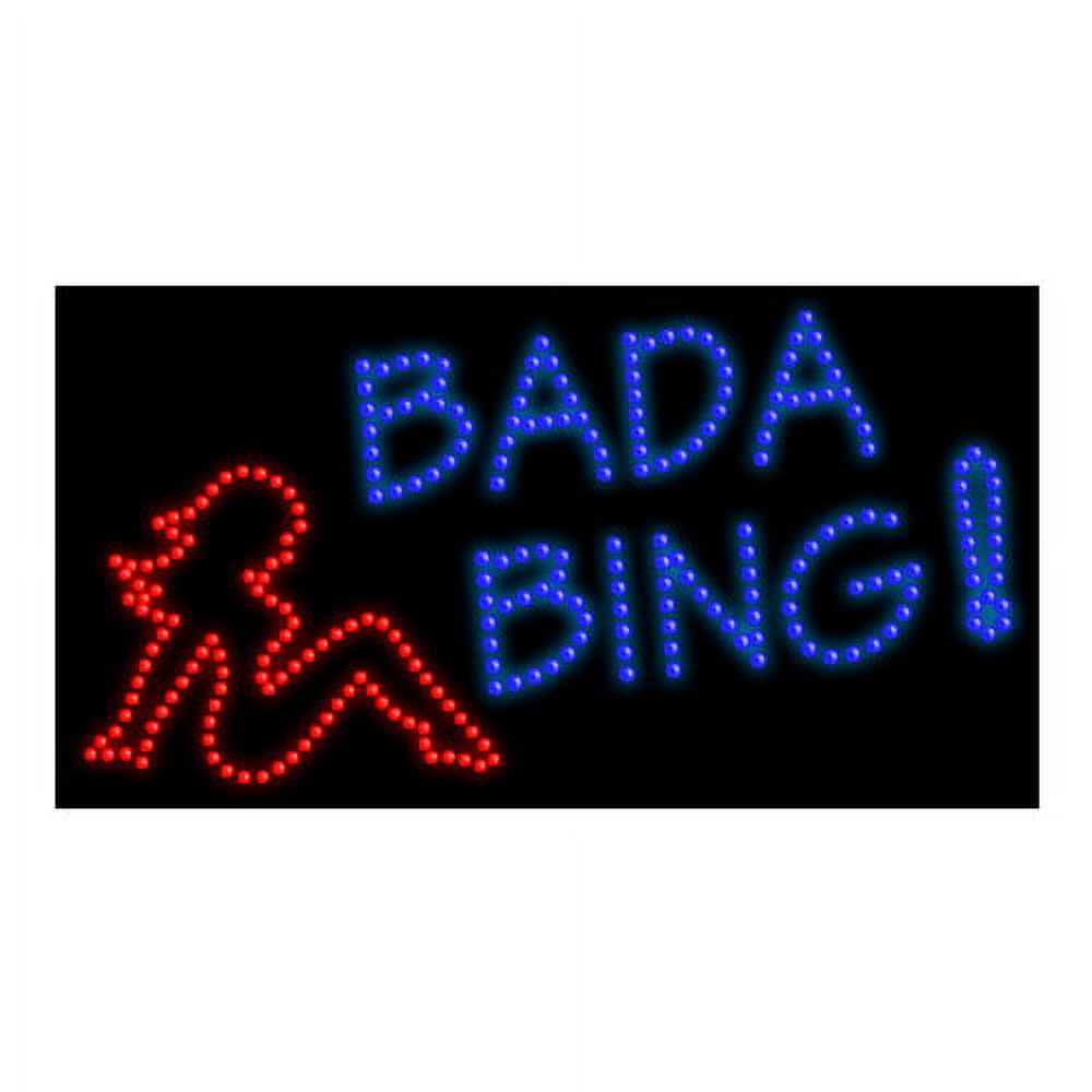 Bada Bing-LED Dots Sign Made in USA - Walmart.com