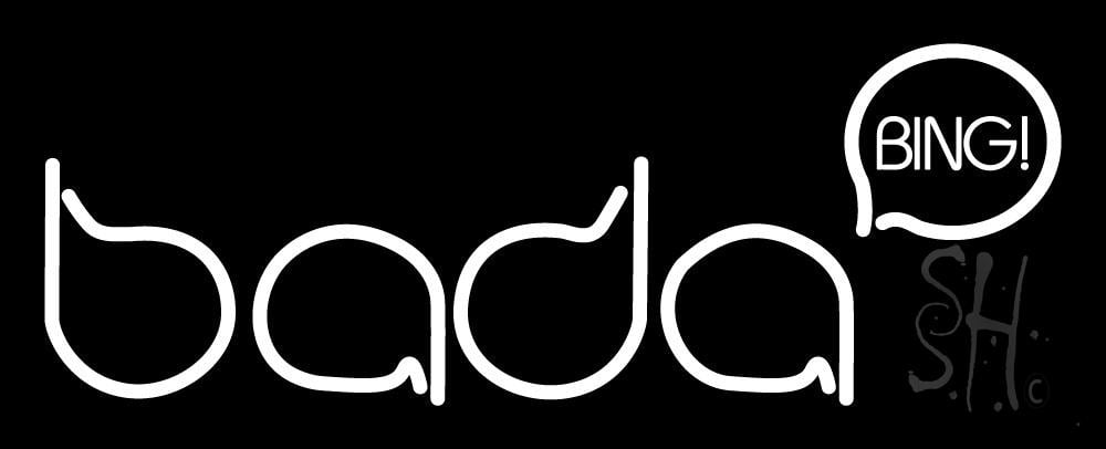 Bada Bing Strip Club LED Neon Sign 13" Tall x 32" Wide - inches Black ...