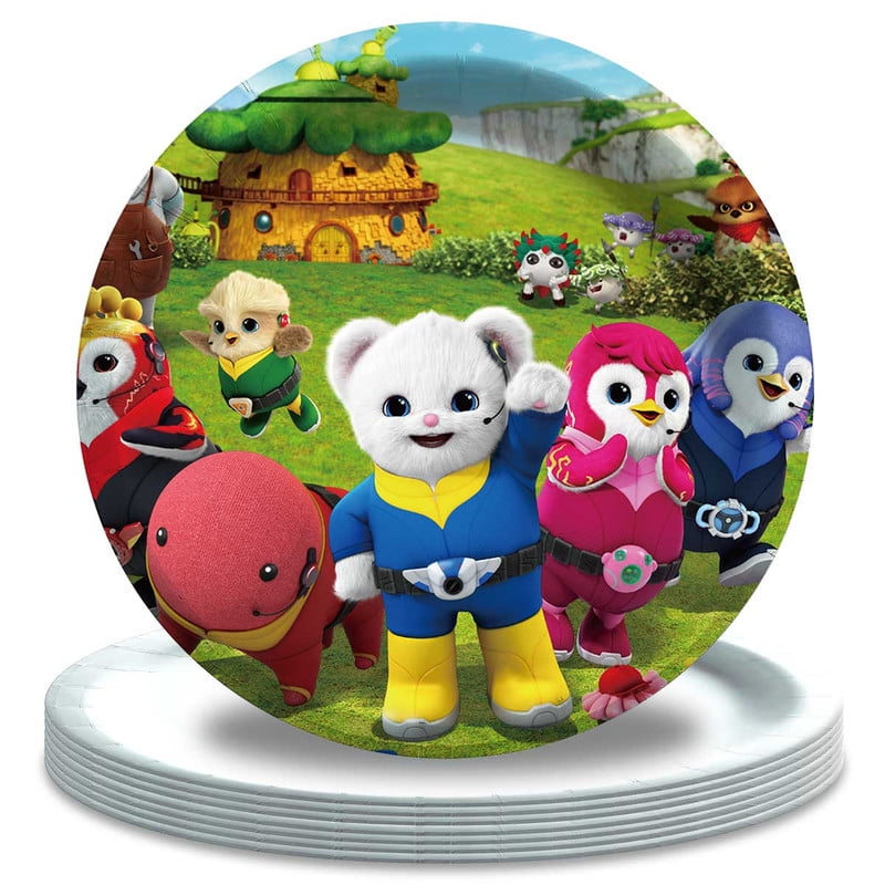 Badanamu Party Decorations Tableware Plates Supplies Birthday ...