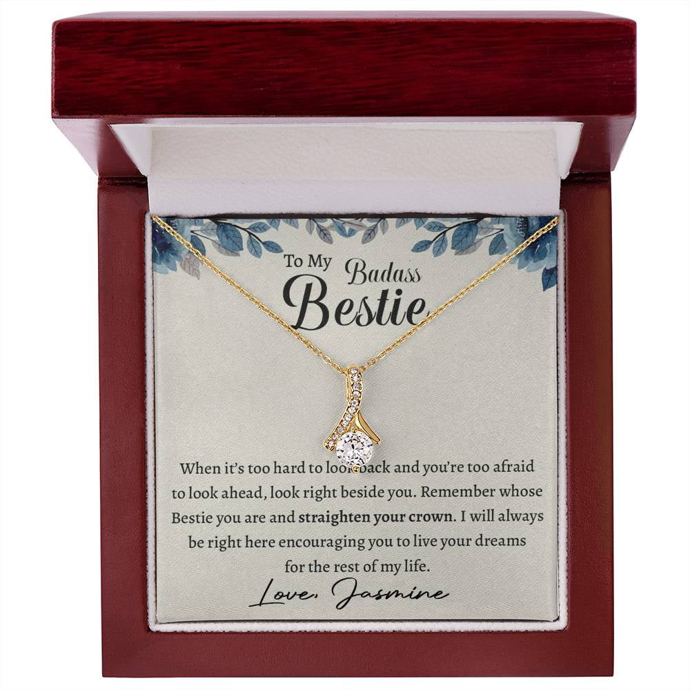 To My Badass Bestie Necklace, Remember Whose Bestie You Are And ...