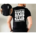 Badass Dads Club Shirt, Badass Dad Crew, Skeleton Hand, Trendy Dad ...