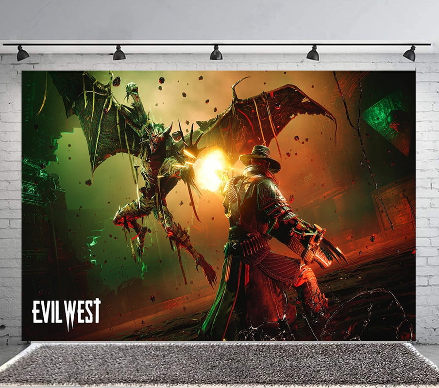 Badass Evil Native Backdrop Banner Party Supplies Poster Movie Theme ...