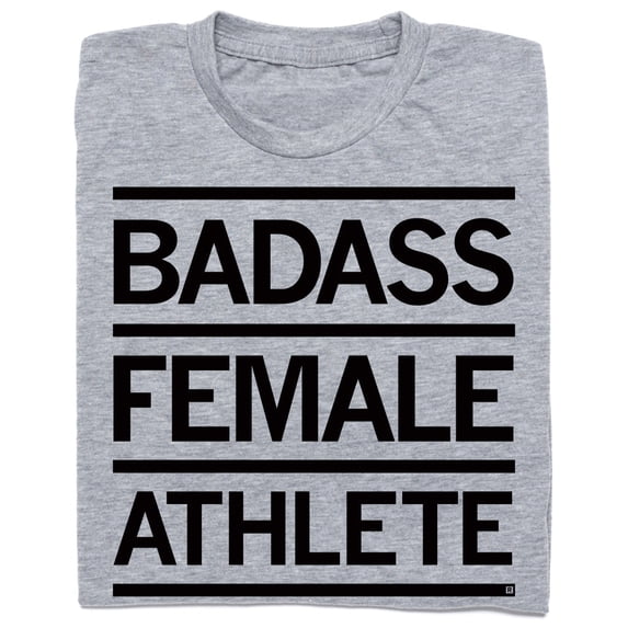 Badass Female Athlete TShirt Trending Tee Best Gift Shirts - Walmart.com