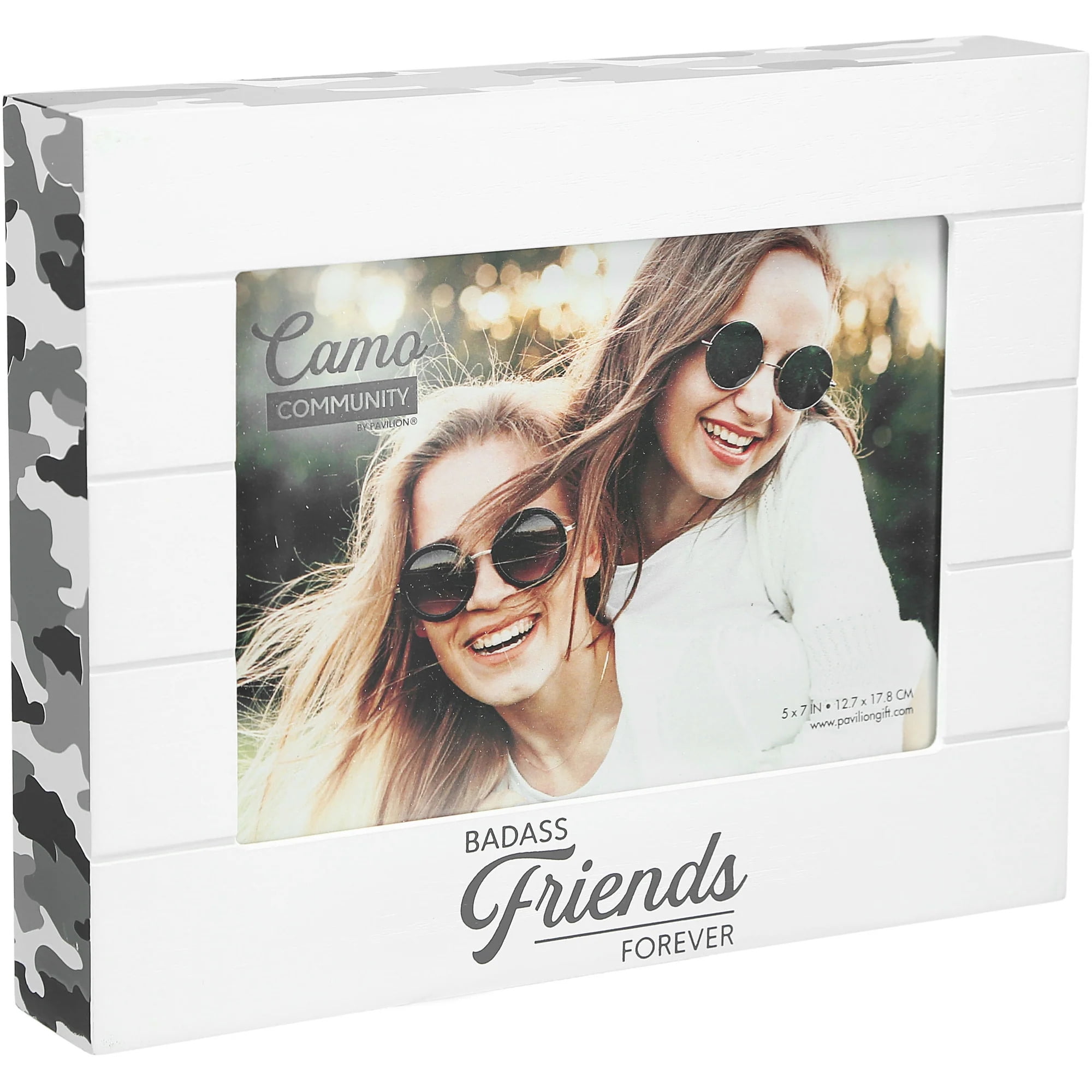 9 x 7.25 MDF Frame 'Badass Friends Forever' - Great for Pictures, Holds ...