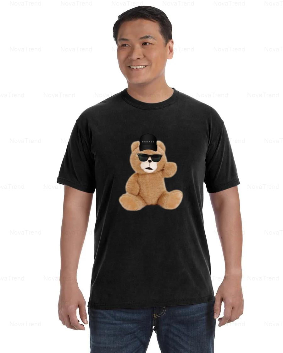 Badass Teddy Comfort Coler T-Shirt with Fierce Softness Blend, Unisex, up to size 4XL - Walmart.com