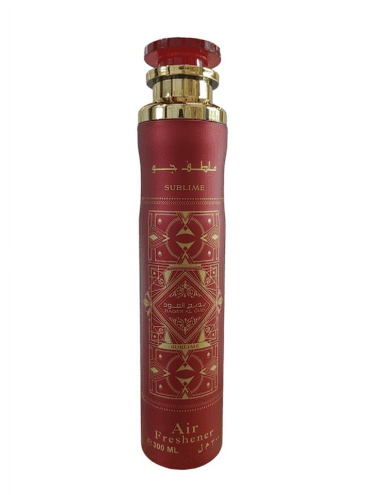 Badee Al Oud Sublime Air Freshener by Lattafa Perfumes 300mL Spray, 10. ...