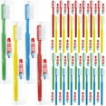 Baderke 100 Pcs Disposable STF9 Toothbrushes with Toothpaste ...