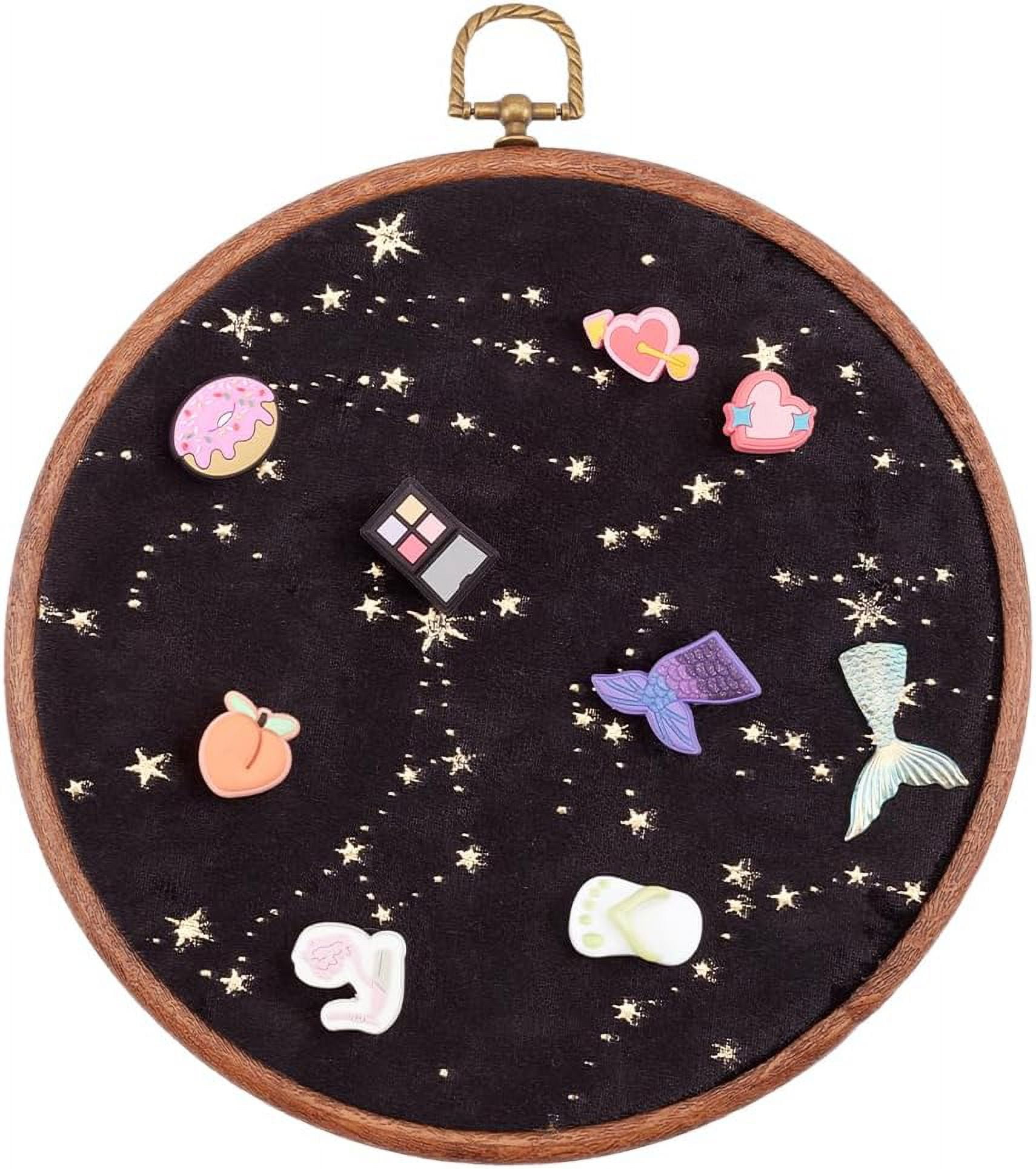 Badge Brooch Pennant Display Board Wall Hanging Vintage Round Velvet ...