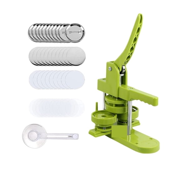 Badge Button Maker Machine DIY Pin Button Maker 25-58MM Interchangeable ...