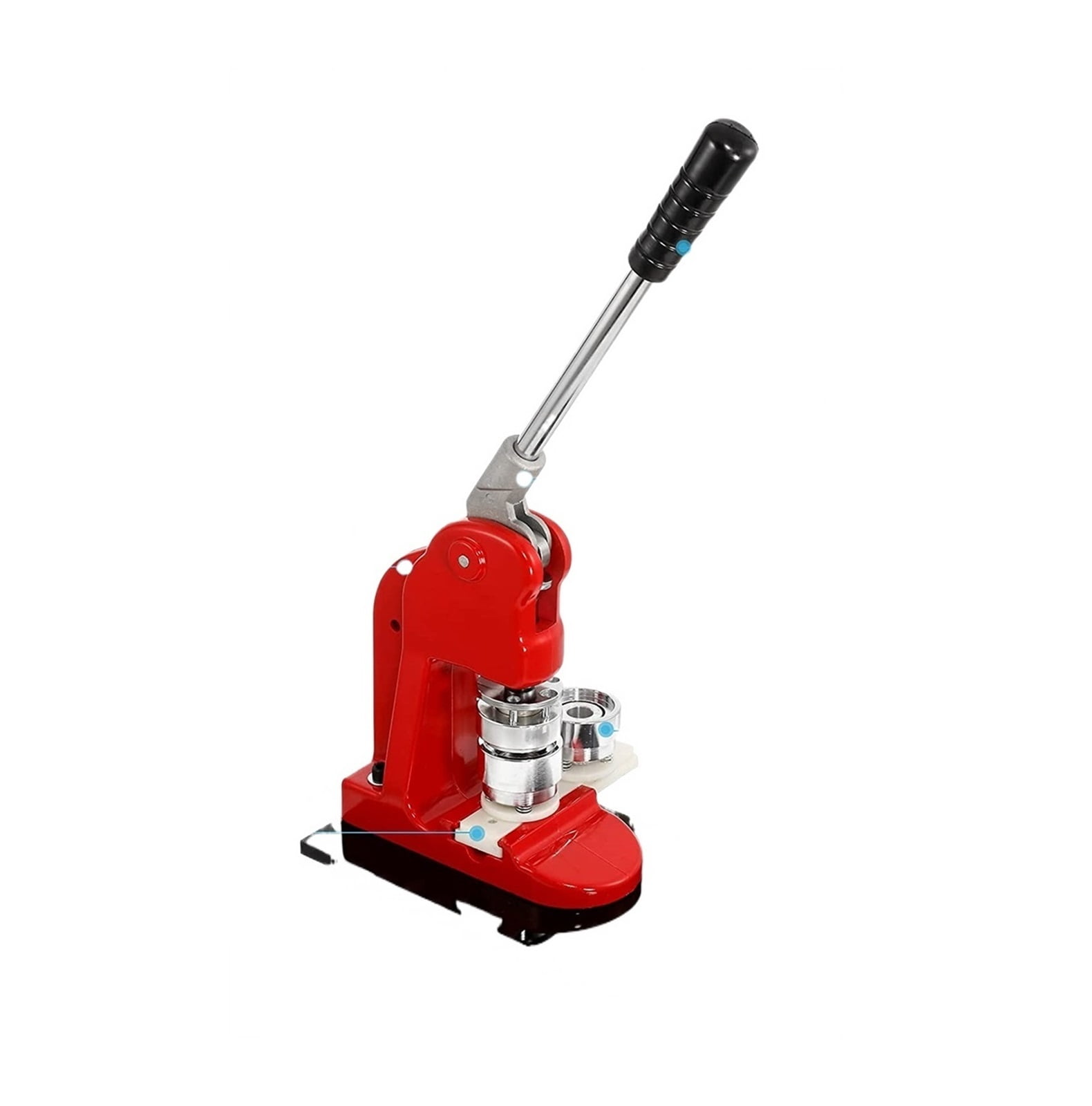 Badge Button Maker Machine With 100-500Pcs Button Part+Circle Cutter+ ...