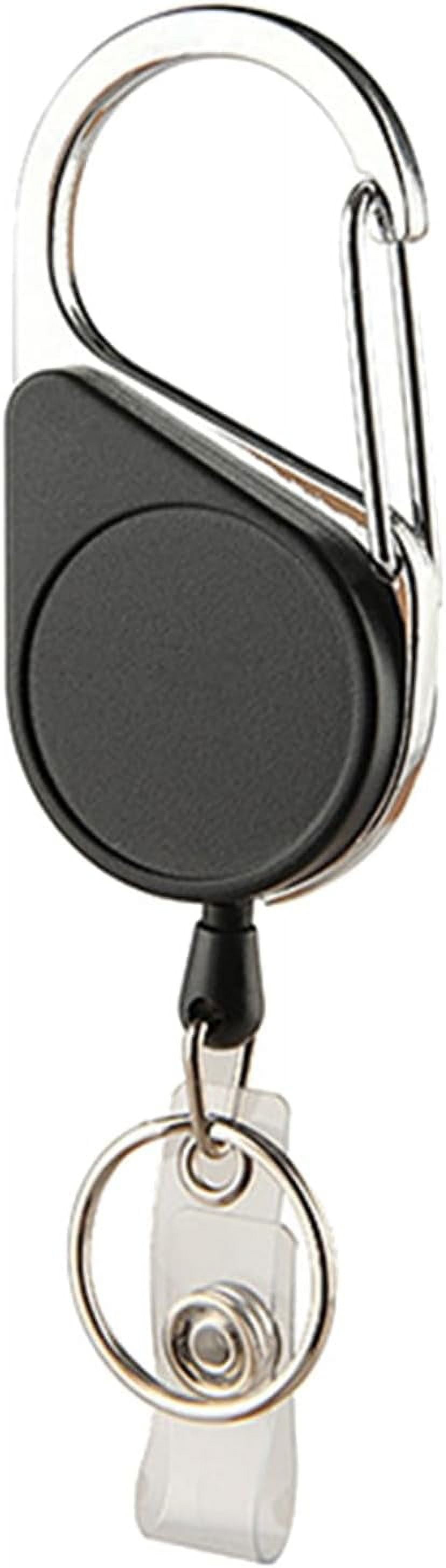 Badge Carabiner - Heavy Duty Carabiner Badge Reel Clip | Retractable ...