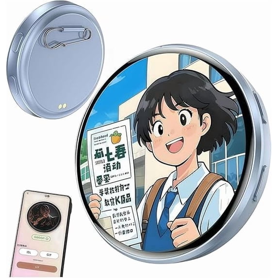 Badge Digital Display Pin, 2026 New Electronic Badge Digital Display ...