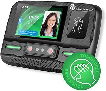 Badge + Face + Palm scan time Clock with Online Reporting (Model # ...