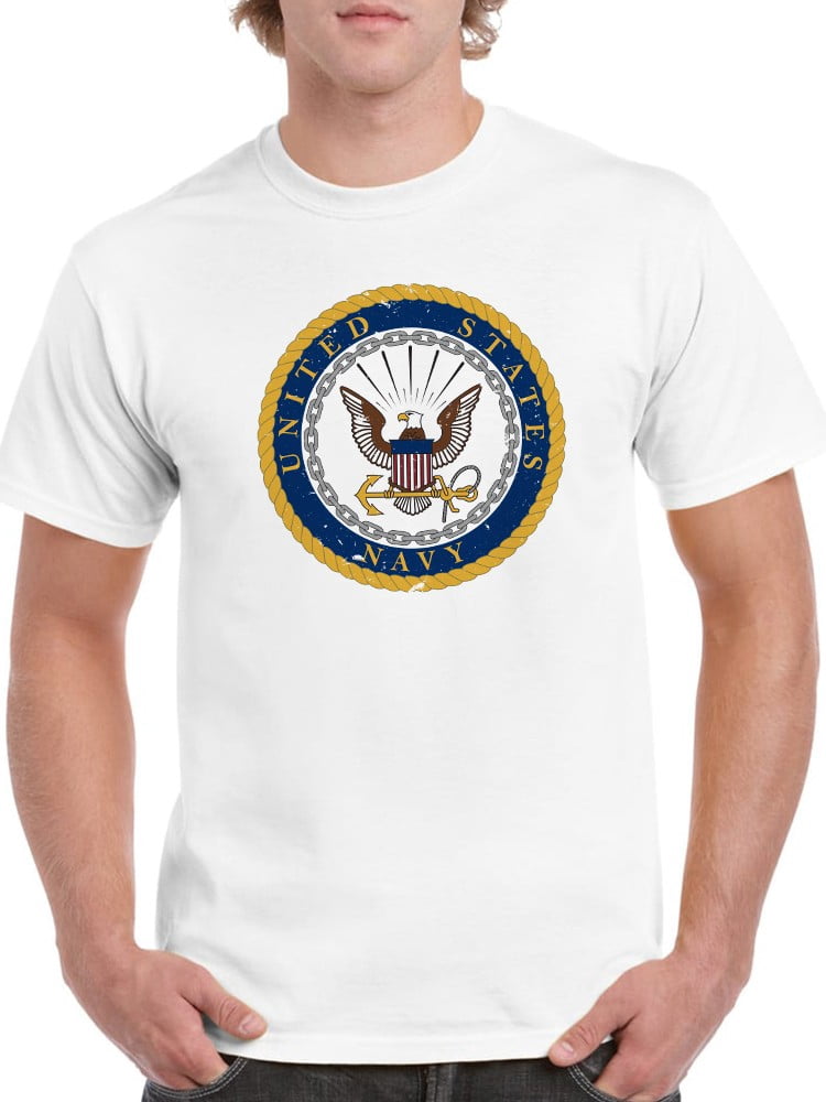 Badge Of The Navy T-Shirt Men -Navy Designs, Male Medium - Walmart.com