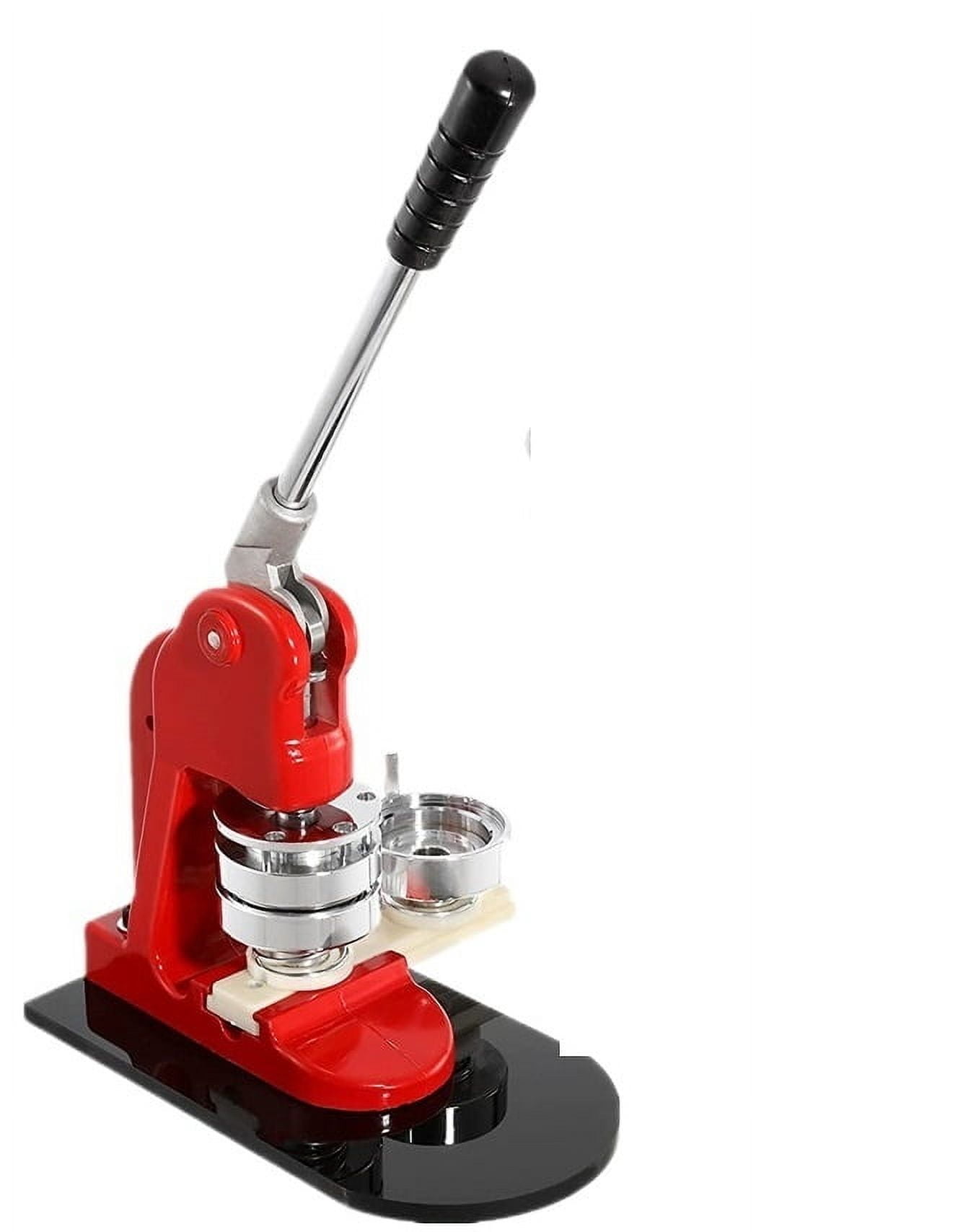 Badge Pin Button Maker Machine with 100Pcs Button Part++Mold DIY Badges ...