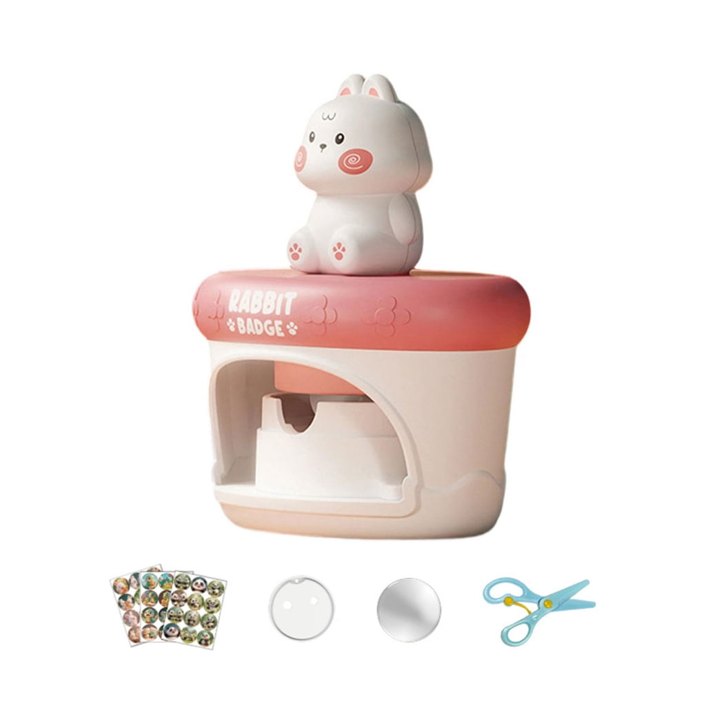 Badge Press Machine with Sticker and Kits Creative Art Project Craft ...