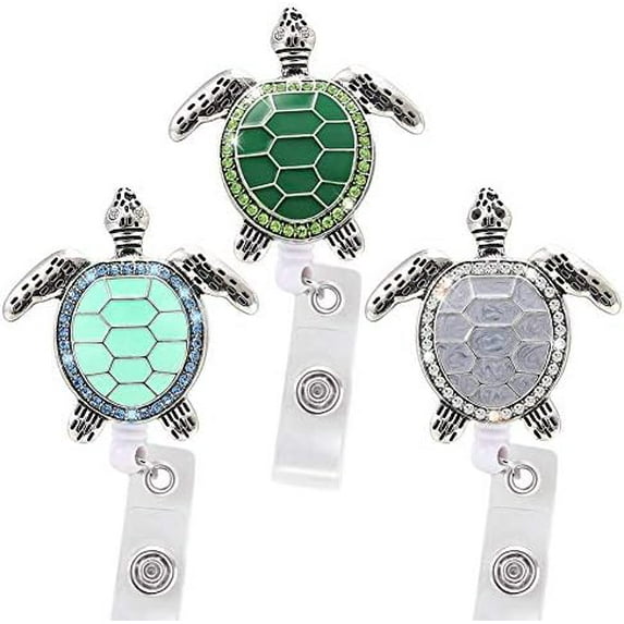 Badge Reel Retractable Badge Holder with Alligator Clip,Nurse Cute ...