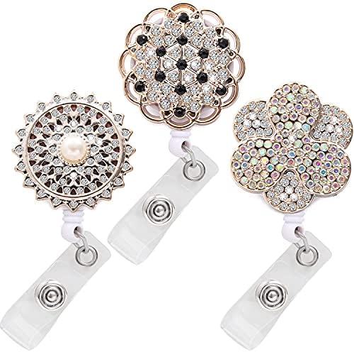 Badge Reel Retractable Badge Holder with Alligator Clip,Nurse Cute ...