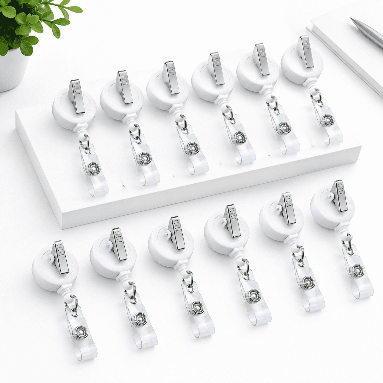 Badge Reels Retractable Holder With Clip Id Clips For Badges Reelr ...