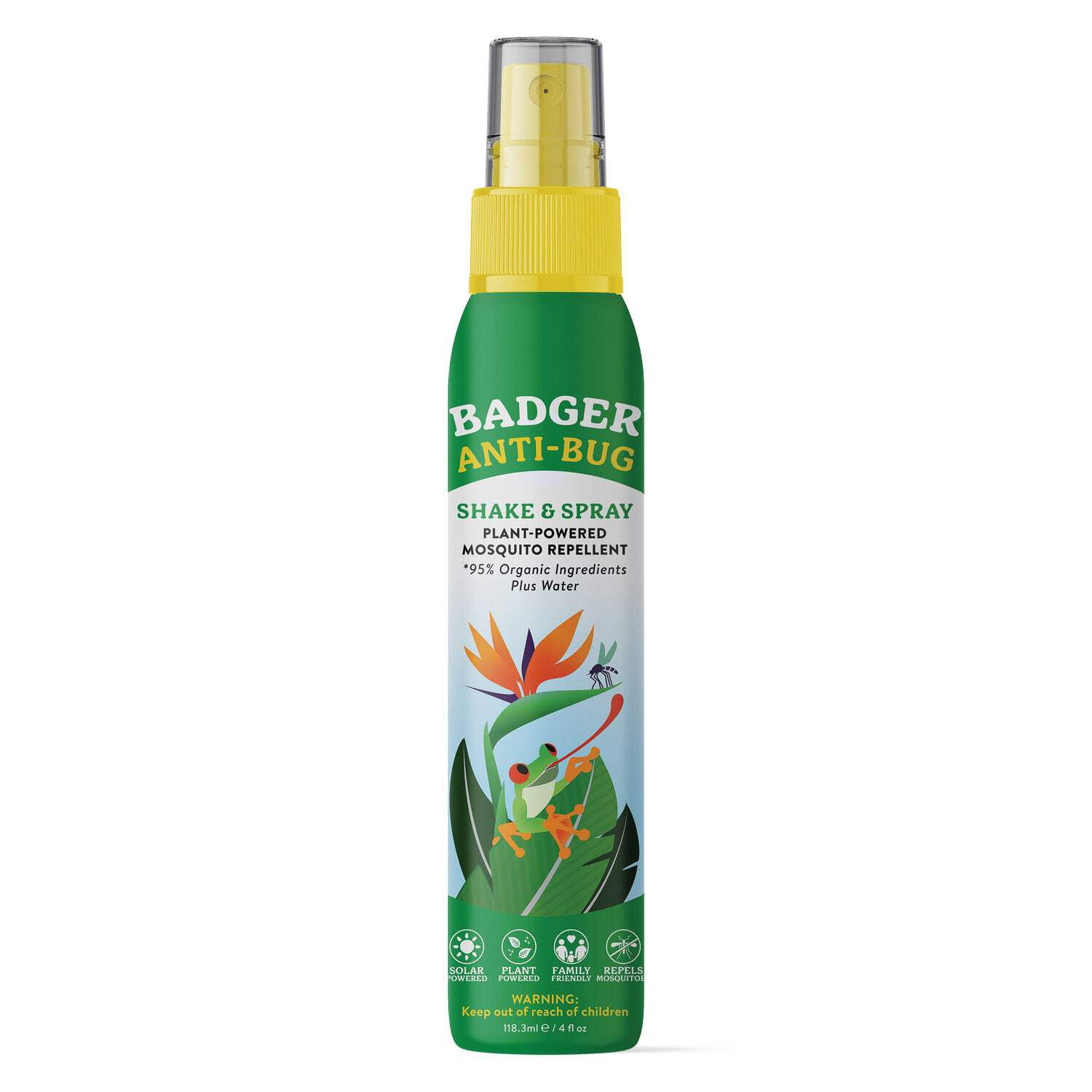 Badger - Anti-Bug Shake & Spray, 4 oz Natural Insect Repellent ...