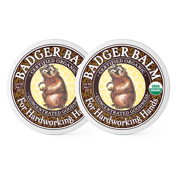 Badger For Hardworking Hands Balm Tin, 2 oz (2 Pack) (Bundle) - Walmart.com