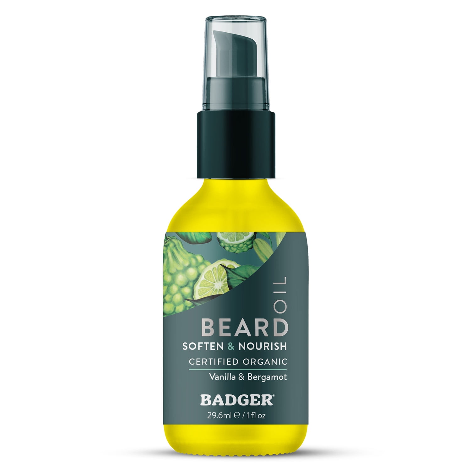 Badger Beard Oil, Bergamot & Vanilla, 1 fl oz - Walmart.com