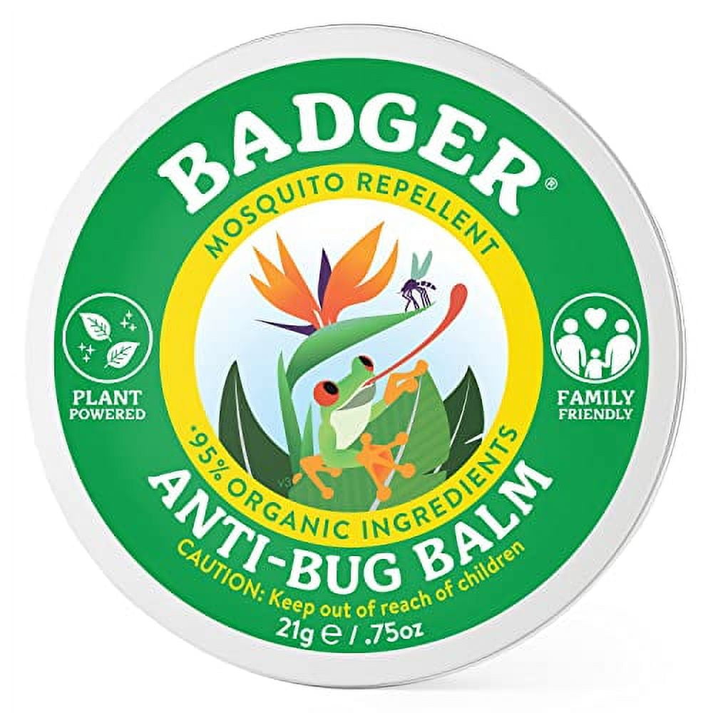 Badger Bug Repellent, Organic Deet-Free Mosquito Repellent with ...