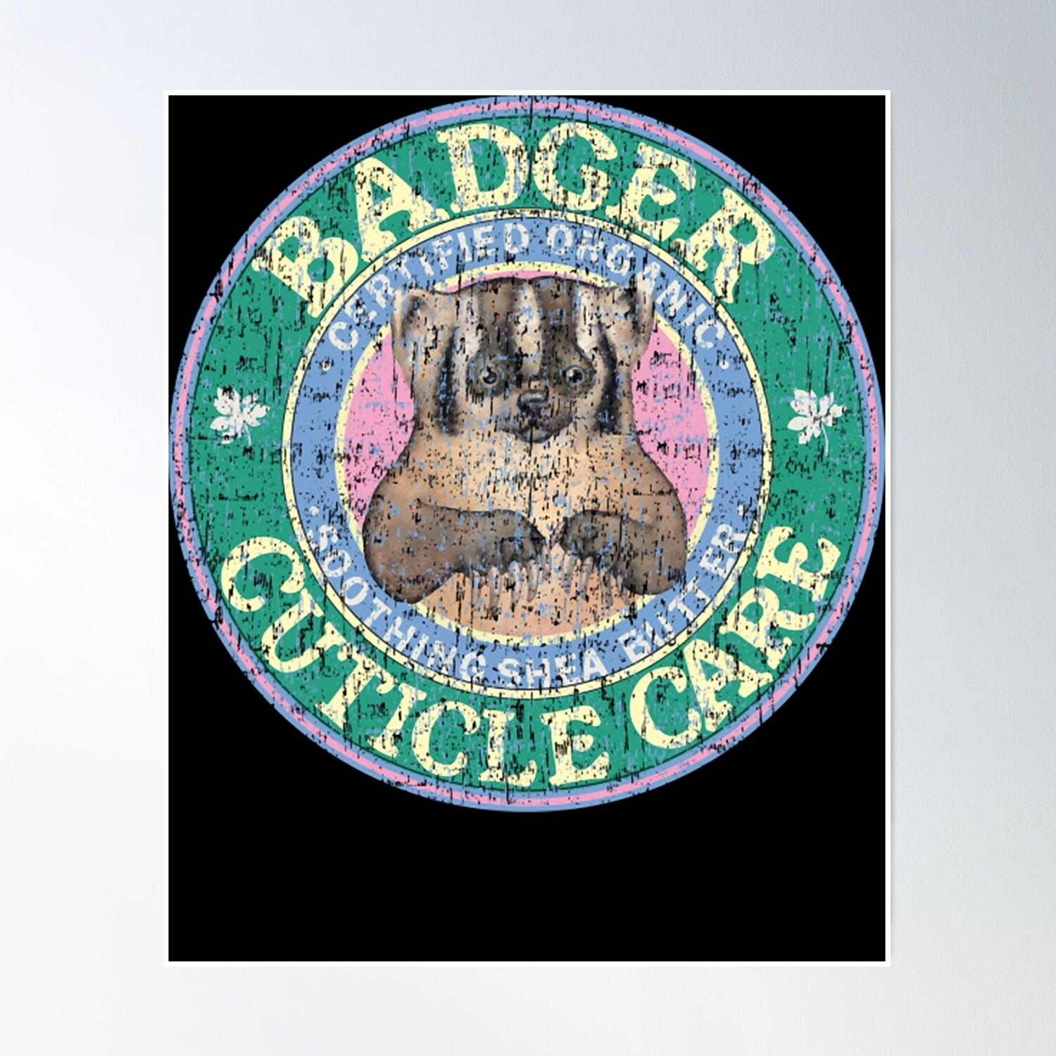 Badger Cuticle Care Poster Wall Art, Modern Wall Decor, 12x18 UNFRAMED ...