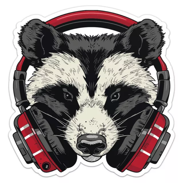 Badger Dj Sticker Phone Decal Water Bottle Stickers Car Decals, Laptop ...