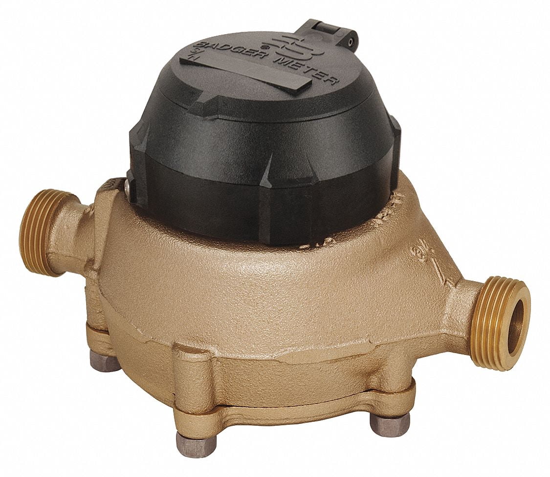 Badger Flowmeter,35 gpm,150 psi,9 in. FB-DBB-PB1P-SCD3-Y2-L1XX-1XXX-L1X ...