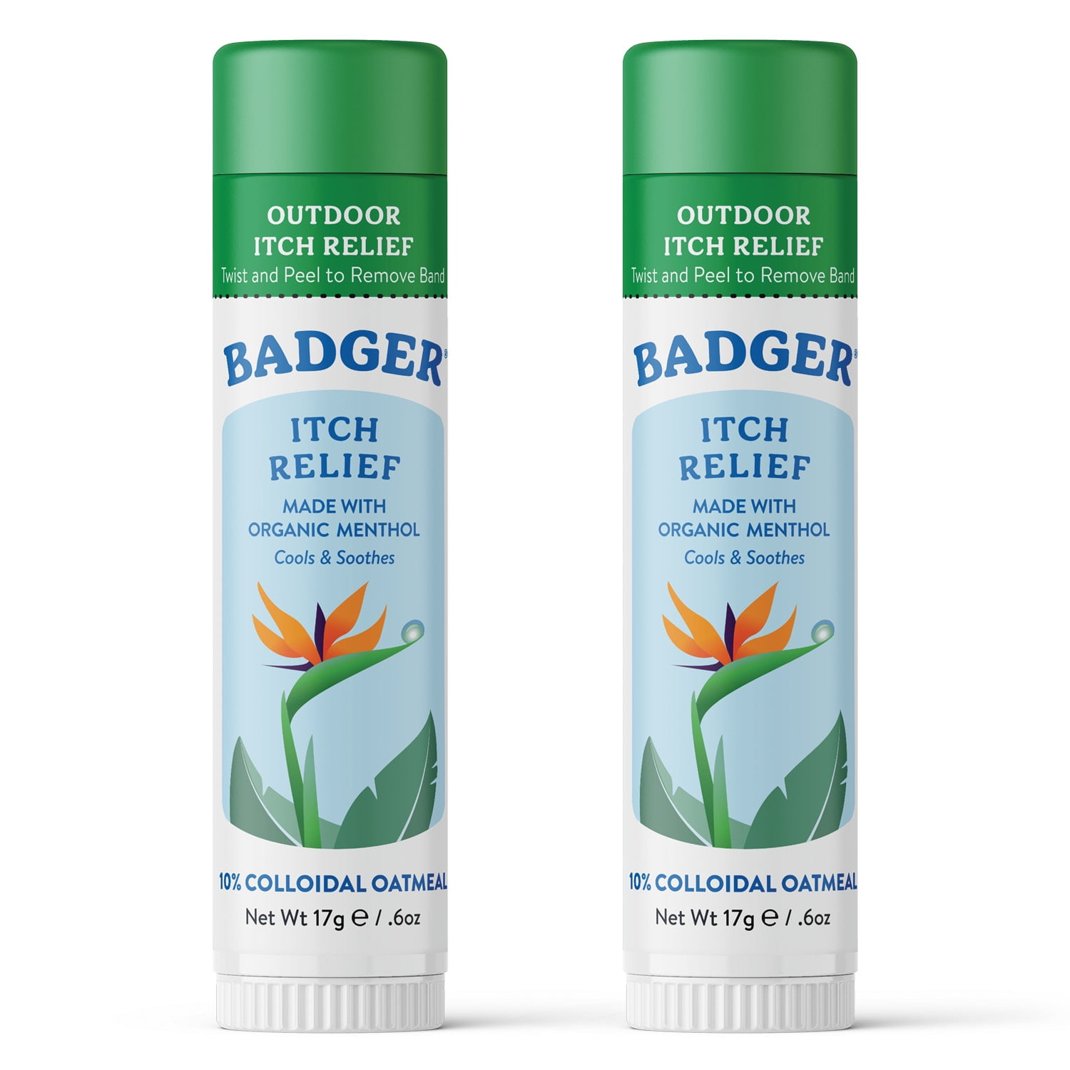 Badger Bug Bite Itch Relief Balm, Organic Travel Stick, 0.6 oz, Pack of ...