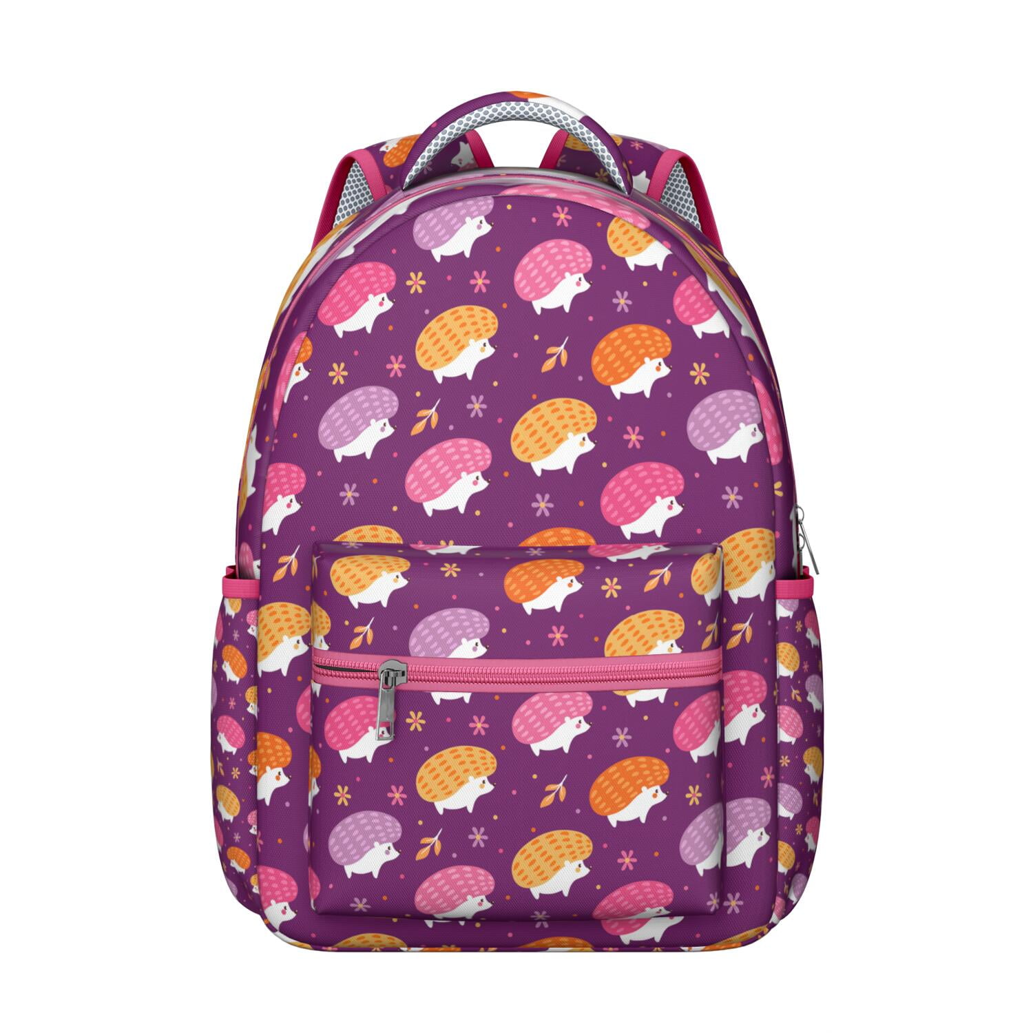 Badger Motif Backpack - Waterproof & Lightweight School Bag, Trendy ...