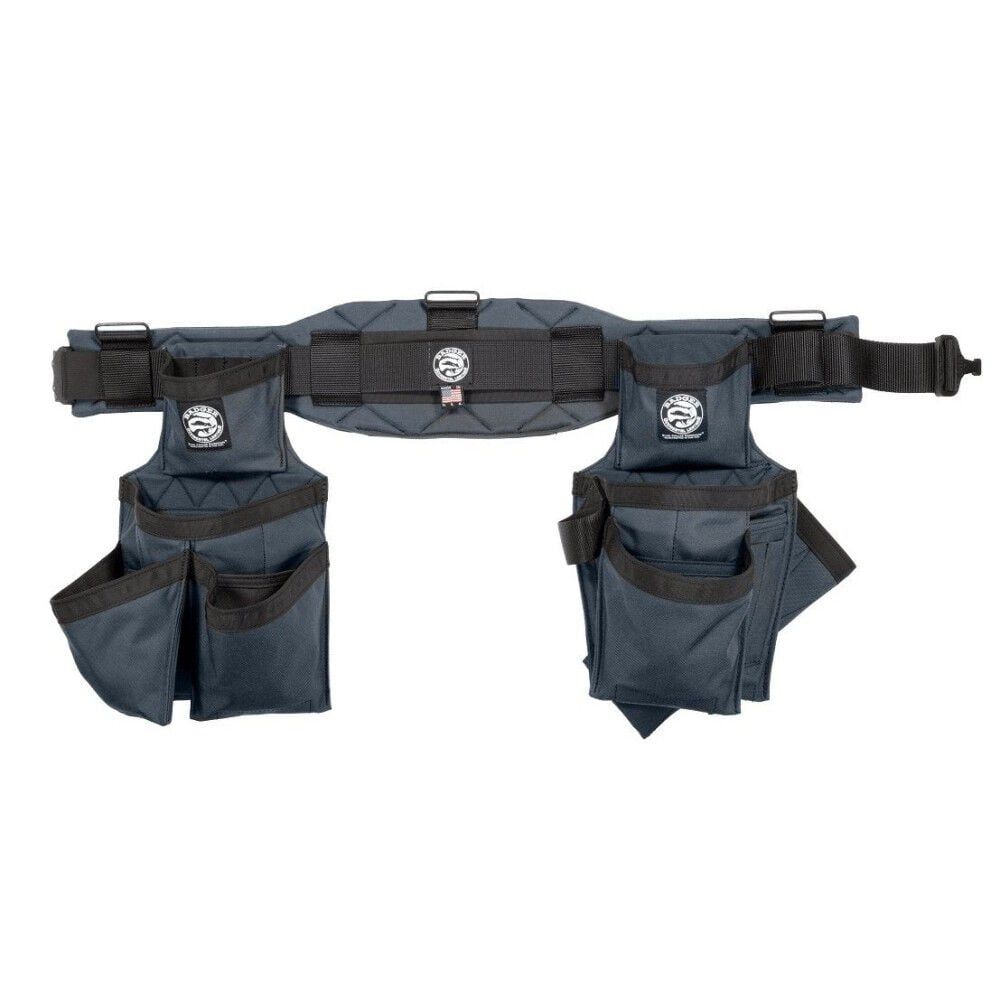 1 Set, Badger Tool Belt 461010-Sm Small Gunmetal Grey Carpenter Set ...