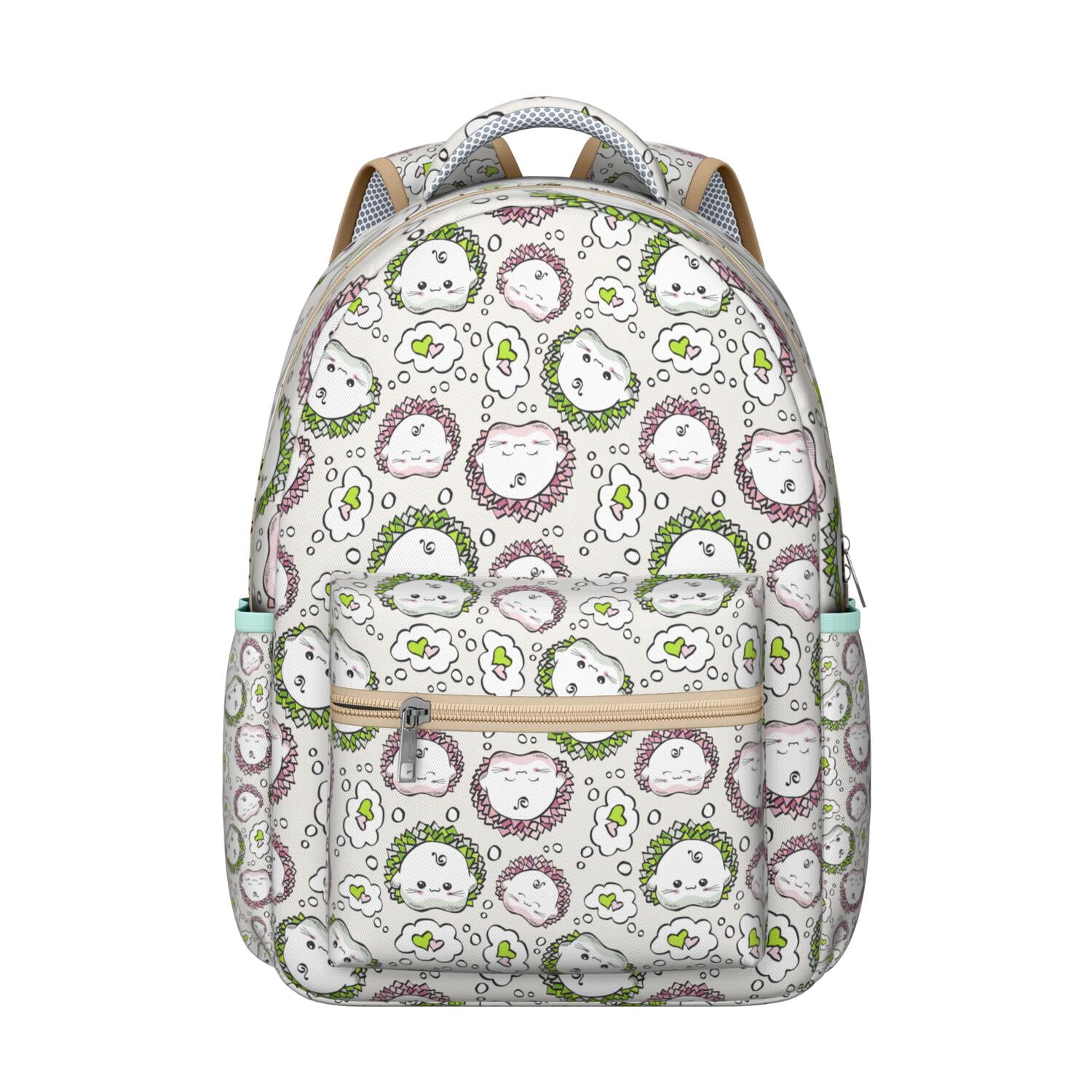 Badger Pattern Backpack - Durable Waterproof Bookbag for School & Work ...