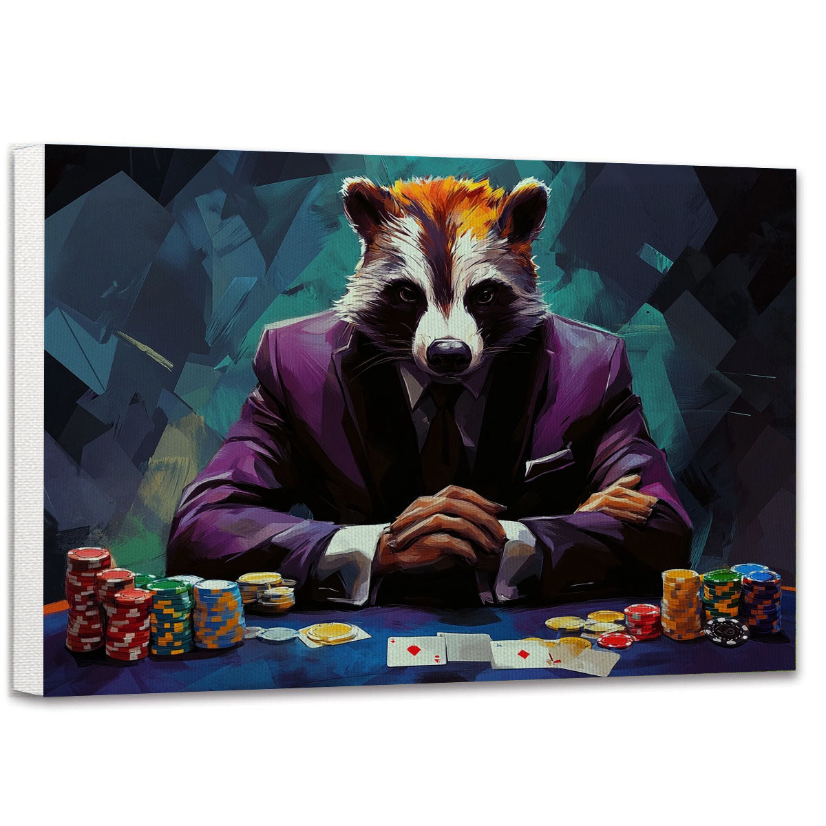 Badger Playing Poker Poster Wall Art Poster Wall Decor Aesthetic ...