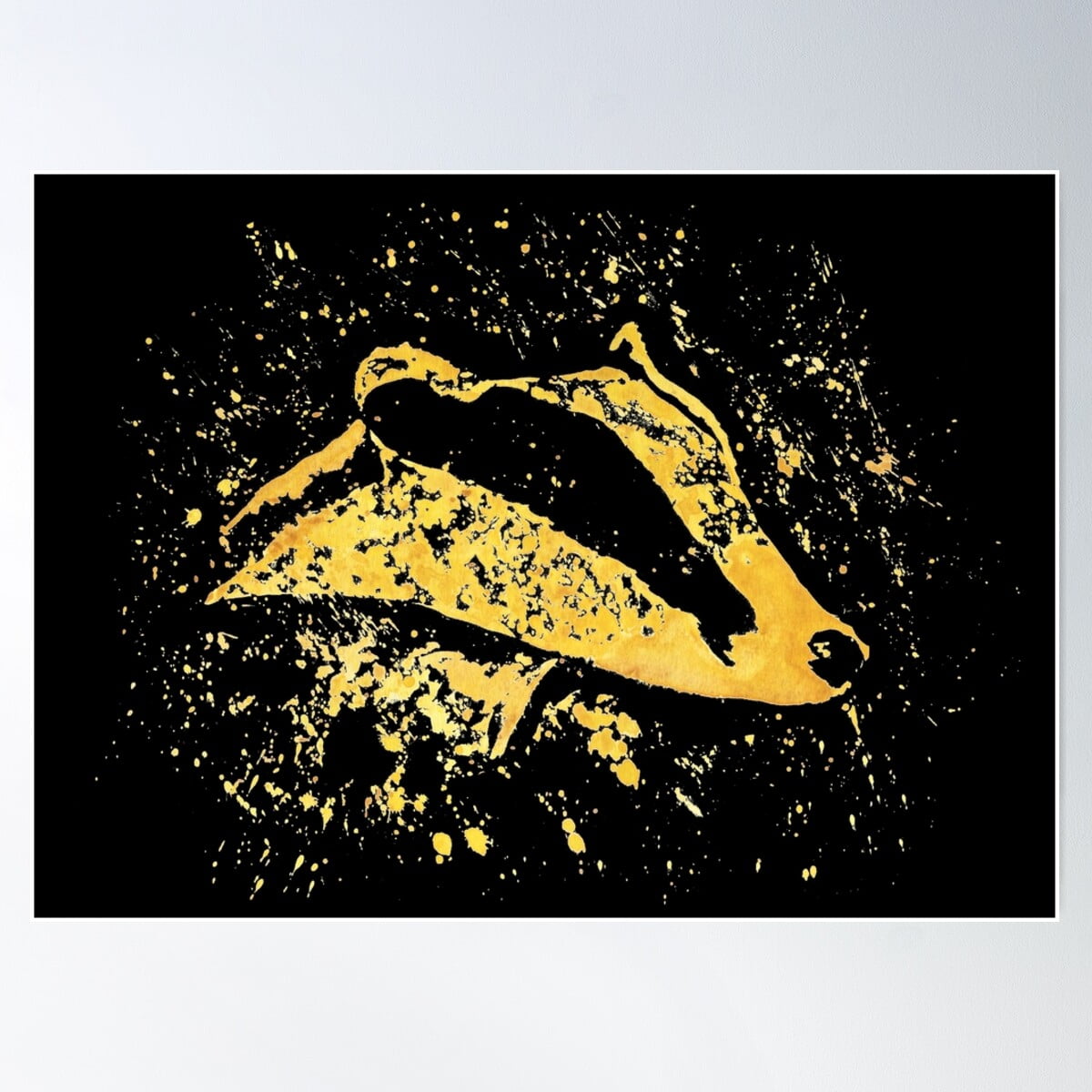 Badger Poster Wall Art, Modern Wall Decor For Living Room Bedroom ...