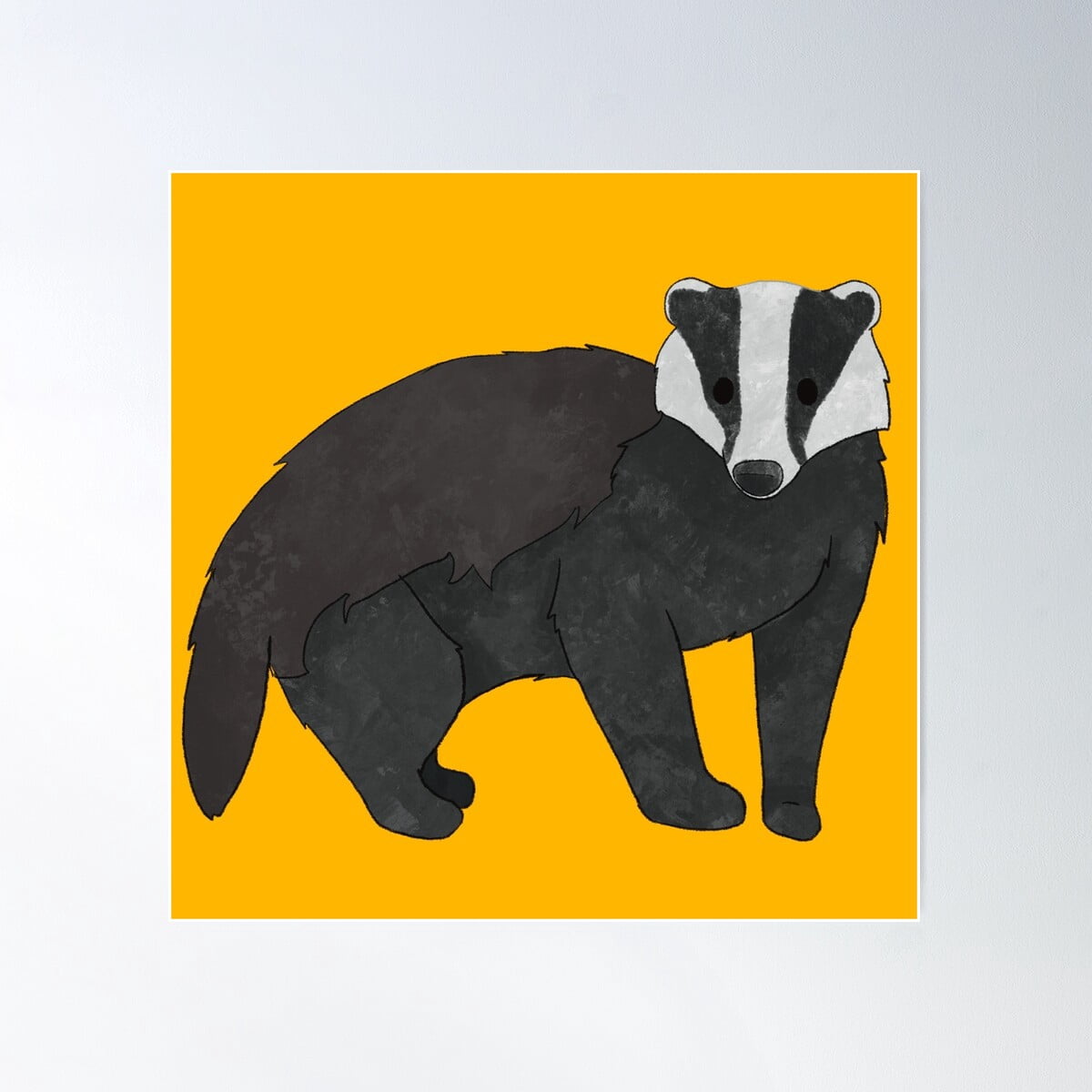 Badger Poster Wall Art, Modern Wall Decor For Living Room Bedroom ...