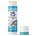 Badger - SPF 15 Mineral Sunscreen Lip Balm - Reef-Friendly Broad ...