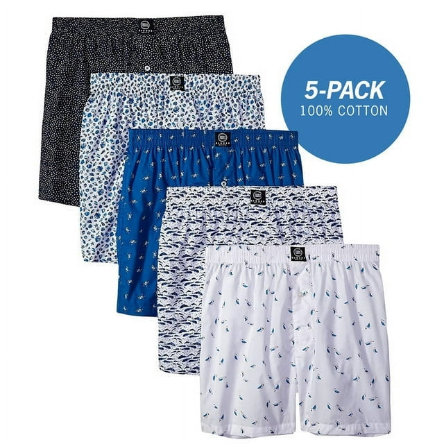 Badger Smith - Men's Boxer Shorts, Comfortable Cotton Boxers, 100% ...