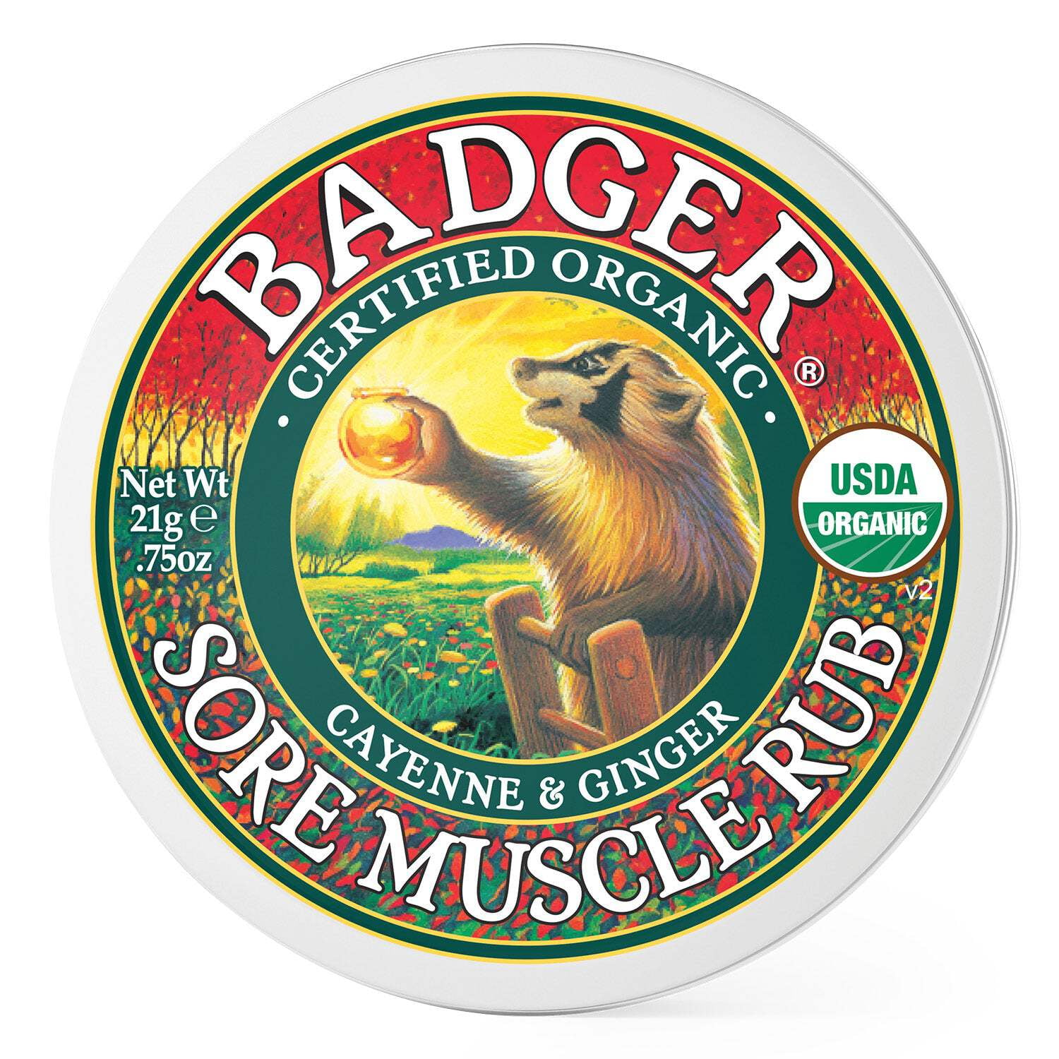 Badger - Sore Muscle Rub, Muscle Relief Balm, Warming Muscle Rub, 0.75 ...
