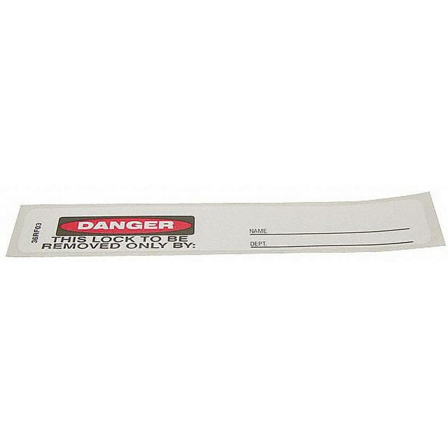 Badger Tag & Label Padlock Label,3/4 in x 5 in,PK25 127 - Walmart.com