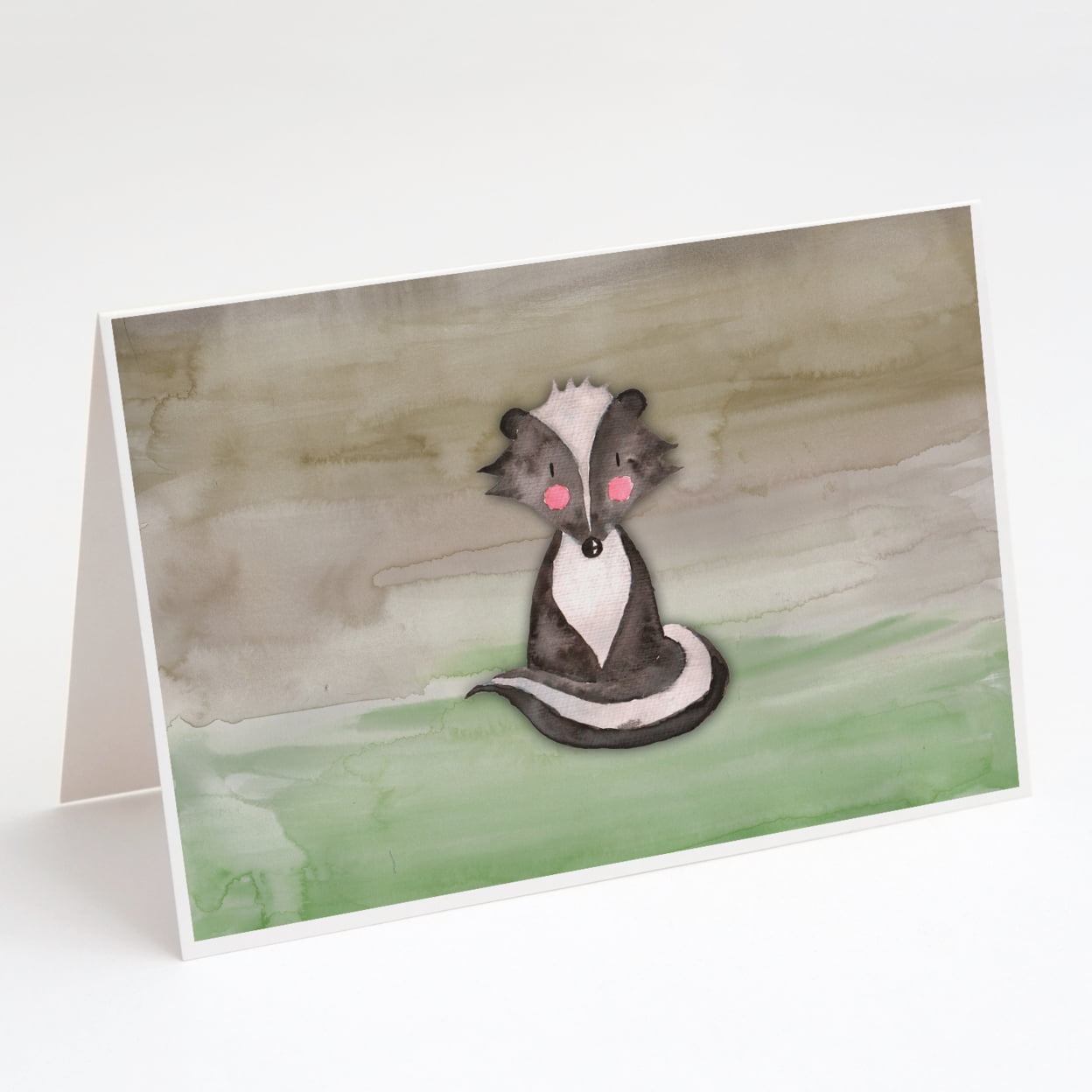 Badger Watercolor Greeting Cards and Envelopes Pack of 8 - Walmart.com