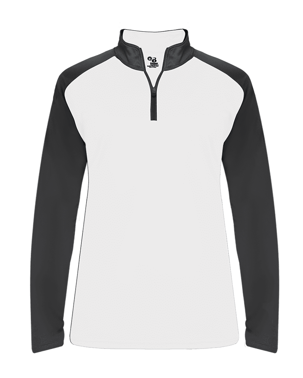 Badger Women's Ultimate Sport 1/4-Zip Fastpitch Softball Pullover White ...