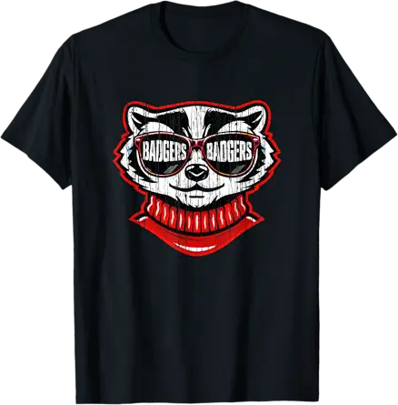 Badgers Vintage Gift for Men Women Boys Girls T-Shirt - Walmart.com