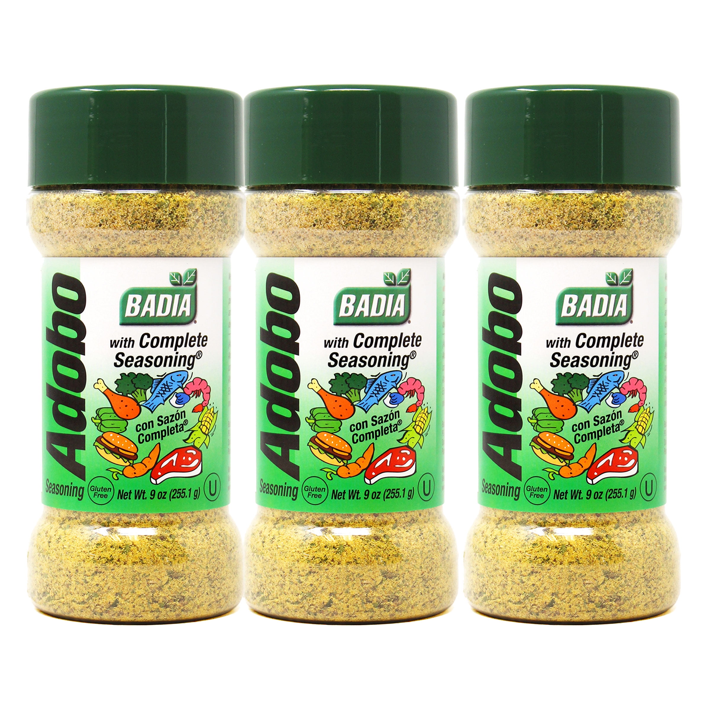Badia Adobo with Complete Seasoning, 9 oz - Palatize Pack of 3 ...