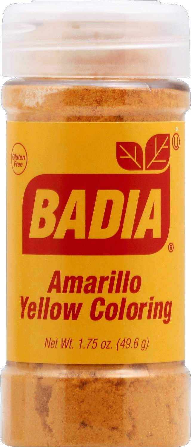 Badia Amarillo Standard Yellow Coloring, 1.75 Ounce -- 8 per case ...